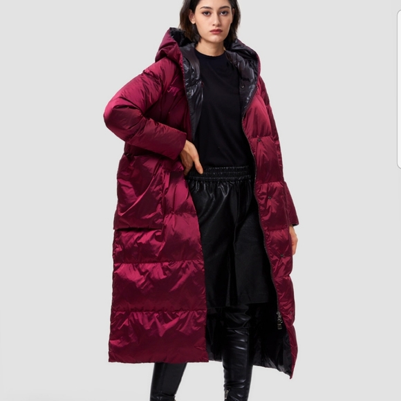 Lattelier | Jackets & Coats | Lightweight Quilted Maxi Puffer Coat In ...